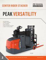 CENTER RIDER STACKER - Toyota Industrial Equipment - PDF Catalogs ...