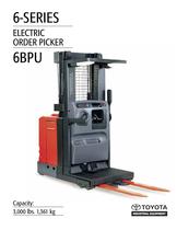 Order Picker 6BPU15 - Toyota Industrial Equipment - PDF Catalogs ...