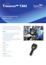 Handheld radiation meter - T202 - Tracerco Ltd - gamma / X-ray ...
