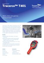 Beta contamination monitor - T401 - Tracerco Ltd - alpha