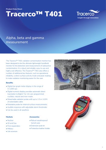 PED - Tracerco Ltd - PDF Catalogs | Technical Documentation | Brochure