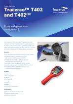 Digital display radiation meter - T402HR - Tracerco Ltd - handheld