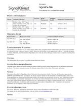 SQ-SEN-200 - SignalQuest - PDF Catalogs | Technical Documentation ...