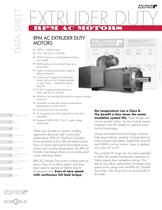 RPM AC motor for extruder duty - Baldor Electric Company - PDF Catalogs ...