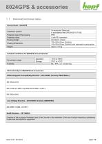 DIN rail mount time server - 8024GPS - hopf Elektronik GmbH - NTP / GPS ...