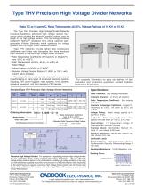 Type THV Precision High Voltage Divider Networks - Caddock Electronics ...