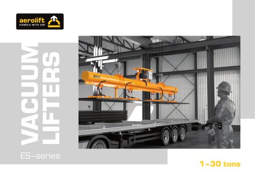 ES-series: standard vacuum lifters for precast concrete, metal sheet ...