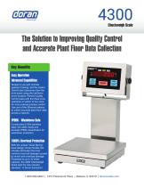 4300 Checkweigh Scale - Doran Scales - PDF Catalogs | Technical ...