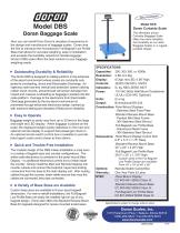 Curbside Baggage Scales - Doran Scales - PDF Catalogs | Technical ...