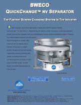 QUICK UICK ICKCHANGE™ NV HHANGE™ NV HAANNGGEE™™ NNVV SEPARATOR - SWECO ...