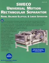 universal motion rectangular separator - SWECO - PDF Catalogs | Technical Documentation | Brochure