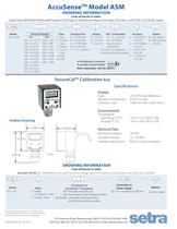 AccuSense Model ASM - SETRA - PDF Catalogs | Technical Documentation ...