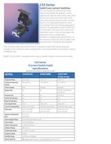 Model CSS/CSC Data Sheet - SETRA - PDF Catalogs | Technical Documentation | Brochure