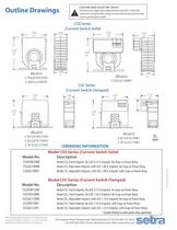 Model CSS/CSC Data Sheet - SETRA - PDF Catalogs | Technical Documentation | Brochure