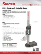 3751 ELECTRONIC HEIGHT GAGE - STARRETT - PDF Catalogs | Technical ...
