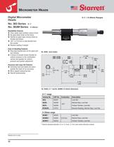 MICROMETER HEADS AND BENCH MICROMETERS - STARRETT - PDF Catalogs ...