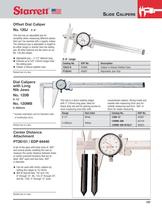 No. 120 Series and 120M Series Dial Calipers - STARRETT - PDF Catalogs ...