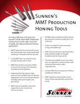 Multi-Stone (MMT) Tools - Sunnen Products Company - PDF Catalogs ...