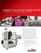 SV-30 Series Vertical Honing Systems - Sunnen Products Company - PDF ...