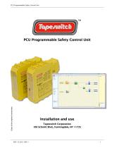 PCU Programmable Safety Control Unit - Tapeswitch - PDF Catalogs ...