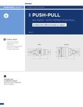 油圧式接続部品 - PUSH PULL - Gemels S.p.A. - クイック / ISO / 炭素鋼製