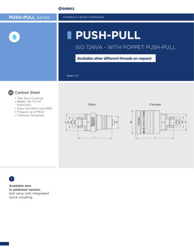 All Gemels S.p.A. catalogs and technical brochures