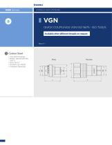 油圧式接続部品 - VGN - Gemels S.p.A. - クイック / ISO / 炭素鋼製