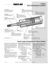 F-Series Air Cylinders - FABCO-AIR - PDF Catalogs | Technical Documentation | Brochure