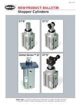 Stopper cylinder - ST series - FABCO-AIR - pneumatic / magnetic piston ...