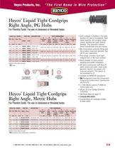 Heyco® Liquid Tight Cordgrips Right Angle, PG Hubs - Heyco - PDF ...