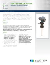 Sentry ISOLOK API-PE Hydrocarbon Liquid Sampler Spec Sheet - Sentry ...