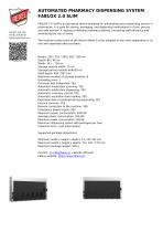 Medication dispenser - FABLOX 2.0 SLIM - REXEL - automated / stand ...
