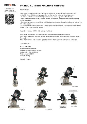 FABRIC REWINDING MACHINE P-4SE - REXEL - PDF Catalogs | Technical ...