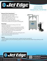 garnet-removal-system-cyclone - JET EDGE - PDF Catalogs | Technical ...