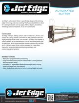 waterjet-slitter - JET EDGE - PDF Catalogs | Technical Documentation ...