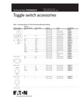 Toggle switch accessories - Eaton Commercial Controls - PDF Catalogs ...