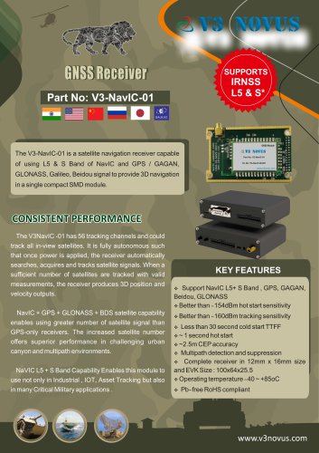 Rugged GNSS Receiver - V3Novus Pvt Ltd - PDF Catalogs | Technical ...