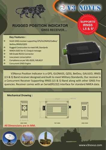 Navic GNSS Receiver - V3Novus Pvt Ltd - PDF Catalogs | Technical Documentation | Brochure