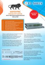 NTP time server - Safesync - V3Novus Pvt Ltd - SNMP / GPS / GNSS