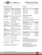 SA420 - Electro-Sensors - PDF Catalogs | Technical Documentation | Brochure