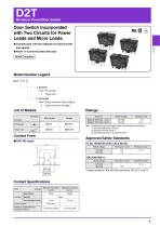 D2T - OMRON Electrical Components - PDF Catalogs | Technical ...