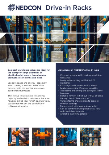 Pallet Racks - Nedcon France sas - PDF Catalogs | Technical ...