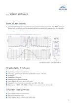 Spider Pulse Characterization - A.P.E - PDF Catalogs | Technical ...