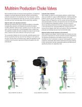 Multitrim Choke Valves Brochure - CAMERON - PDF Catalogs | Technical ...