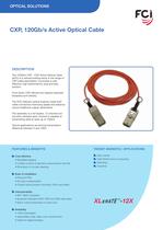 CXP 120Gb/s Active Optical Cable - FCI - PDF Catalogs | Technical ...