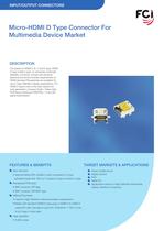 Micro-HDMI D Type Connector For Multimedia Device Market - FCI - PDF ...