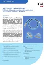 QSFP Copper Cable Assemblies - FCI - PDF Catalogs | Technical ...