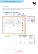XCede Backplane Connector System - FCI - PDF Catalogs | Technical ...