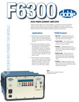 F6300 High-Power Current Amplifier - Doble Engineering Company - PDF ...