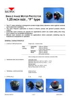 Single phase motor protector F type - Electrica s.r.l. - PDF Catalogs ...